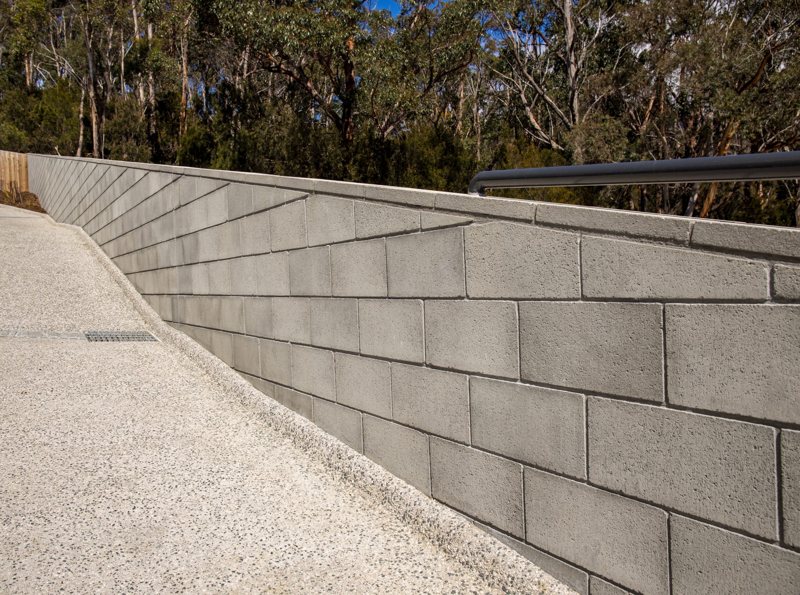 Concrete Block Wall Building Concrete Block Wall Building